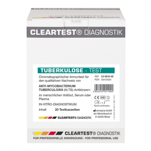 Tuberkulose Schnelltest Cleartest (20 ST) Preisvergleich