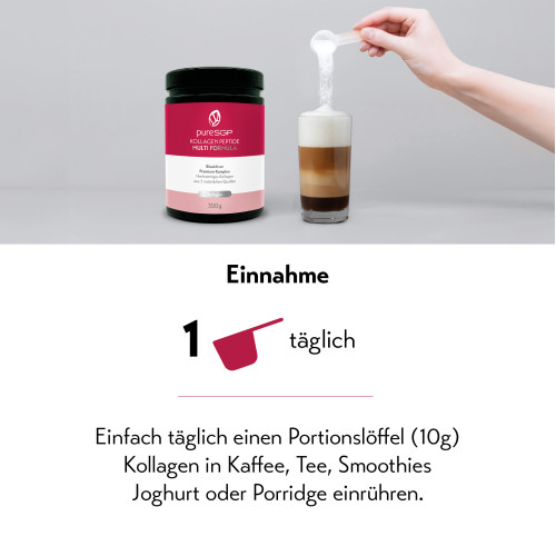 pureSGP Kollagen Peptide Multi Formula (300 g)